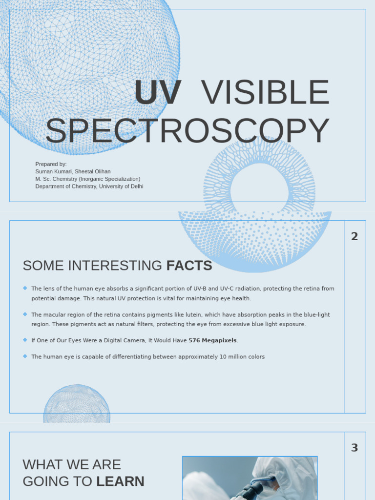 UV-Visible Spectroscopy Overview | PDF | Ultraviolet–Visible ...
