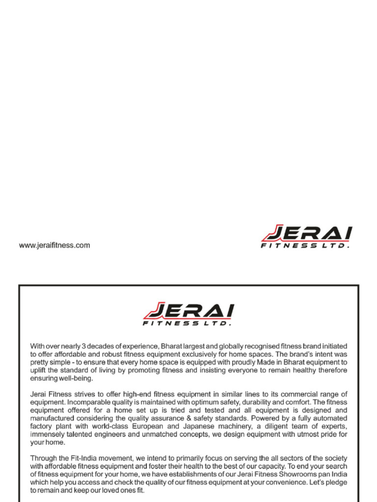 66487baa4e4009949ce99de0 - Jerai Fitness - Home Gym Catalogue | PDF