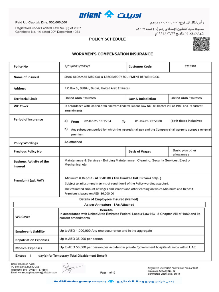 SHAQUL QAMAR | PDF | Insurance | Liability Insurance
