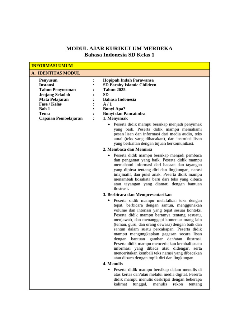 Modul Ajar - RPP | PDF