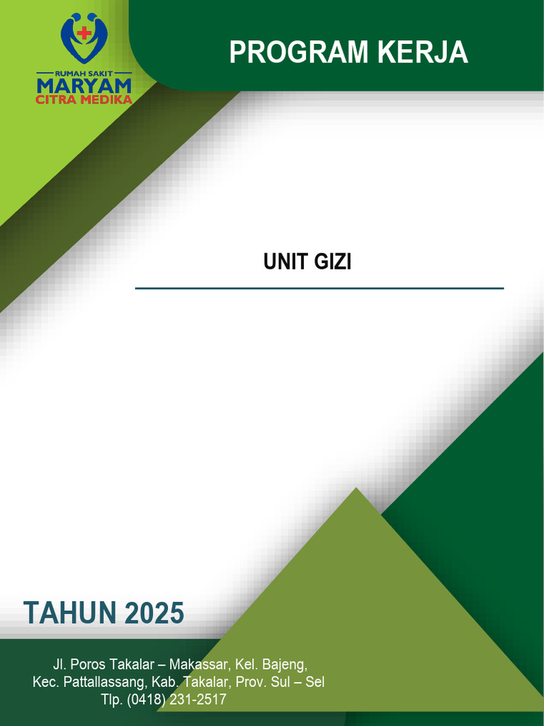 Proker Unit Gizi 2025 | PDF