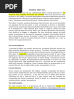 Cadbury Report on Corporate Governance | PDF | Board Of Directors ...