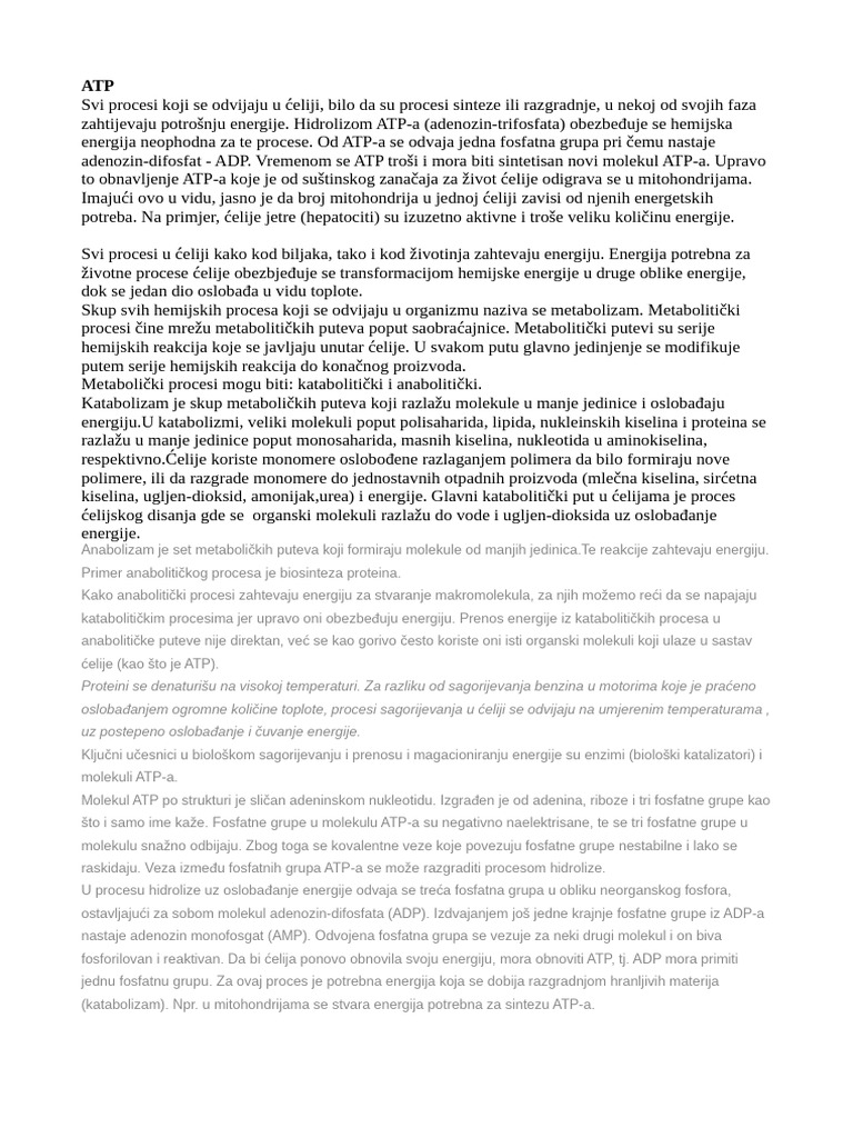 ATP | PDF