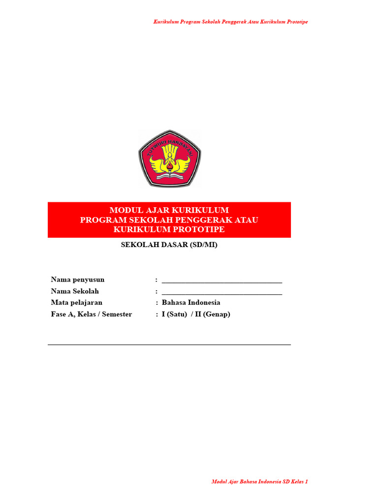 BAB 5 - MA B Indo Kls 1 (datadikdasmen.com) | PDF