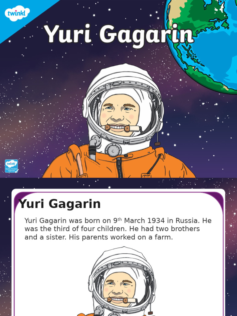 t h 1643703048 Ks1 Yuri Gagarin Powerpoint Ver 1 | PDF