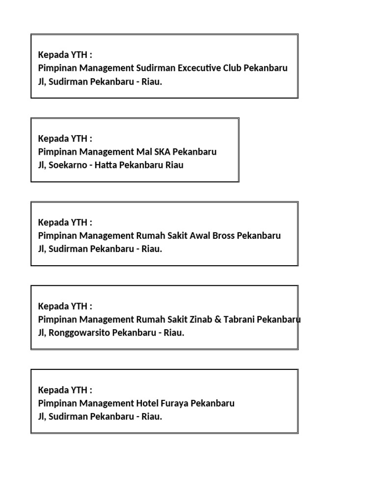 Nama Nama Customer | PDF