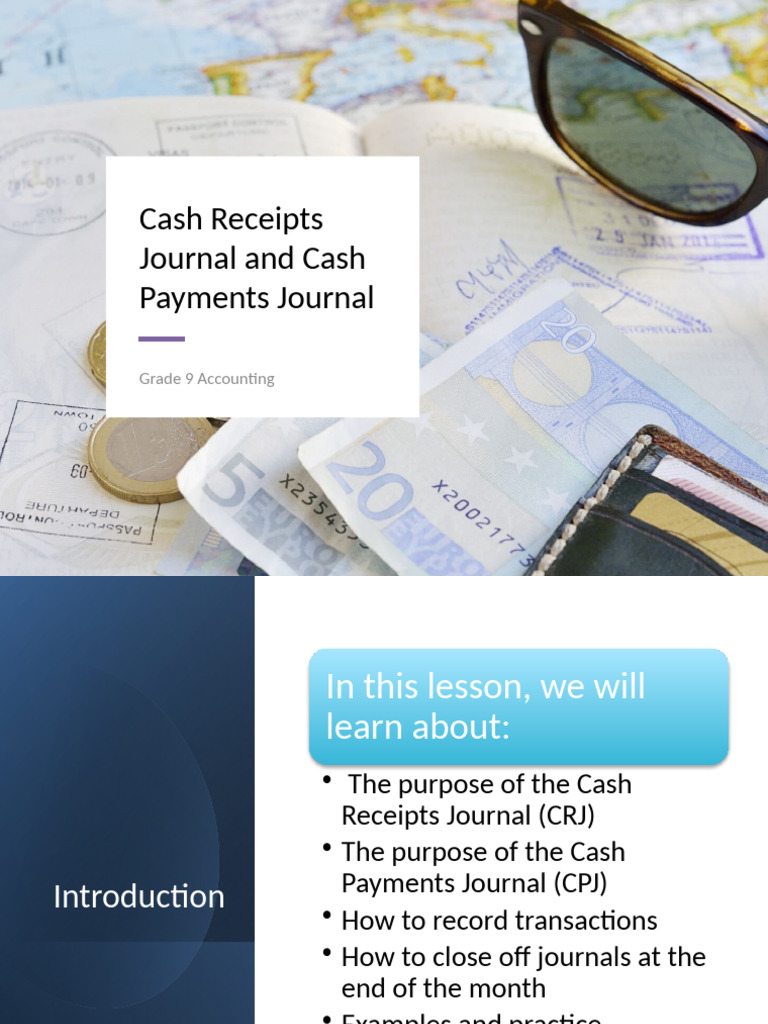 Cash Receipts and Payments Journal Lesson | PDF