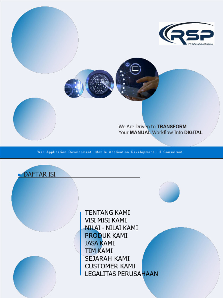 Transformasi Digital untuk Usaha RSP | PDF