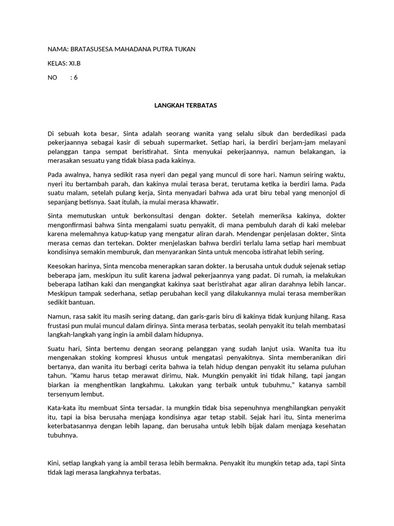 Mengatasi Varises: Kisah Sinta | PDF