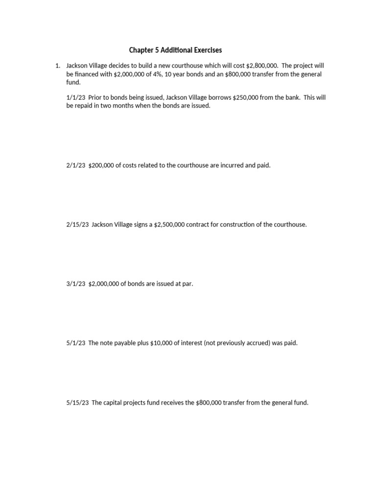 Chapter 5 - Additional Exercises | PDF | Bonds (Finance) | Interest