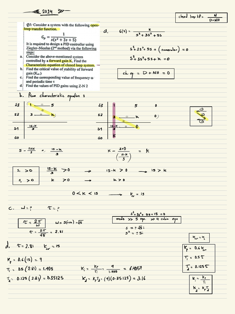 Control System Analysis and Design | PDF