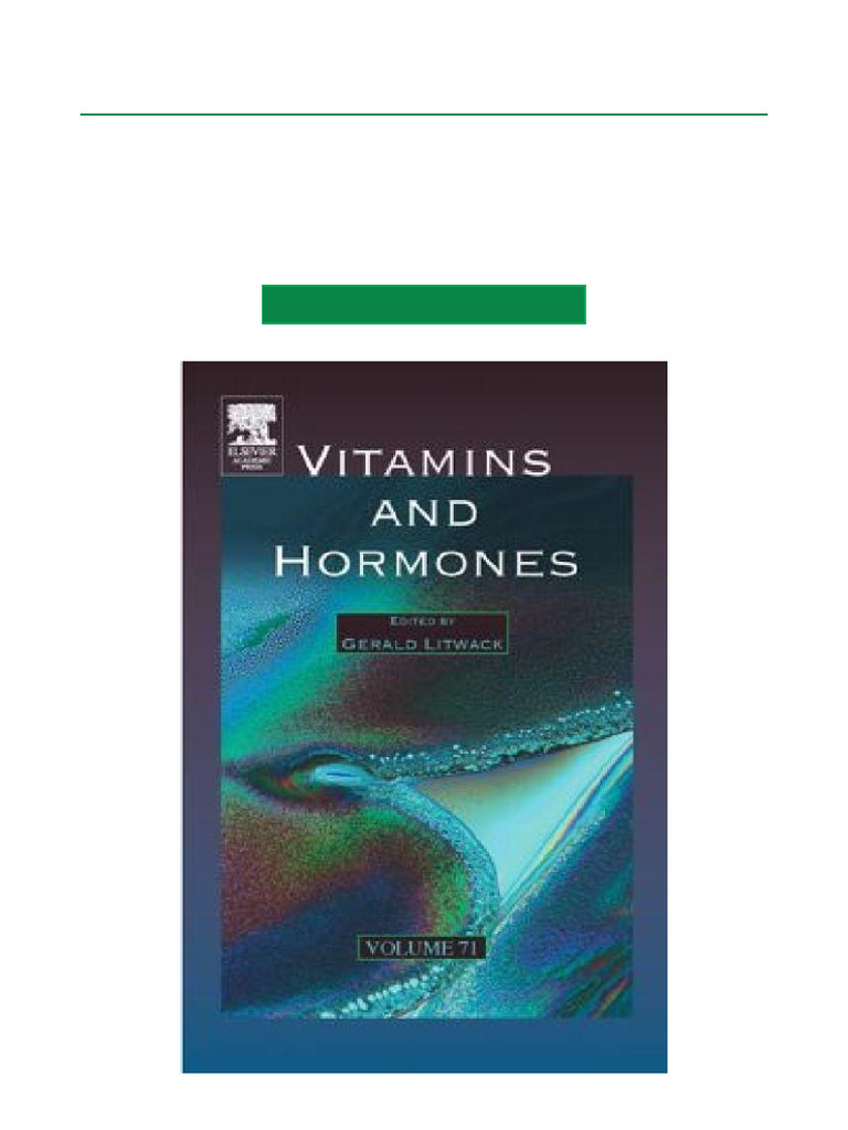 Vitamins and Hormones Chapter-by-Chapter Download | PDF | Puberty ...