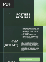 Poëtiese Begrippe | PDF