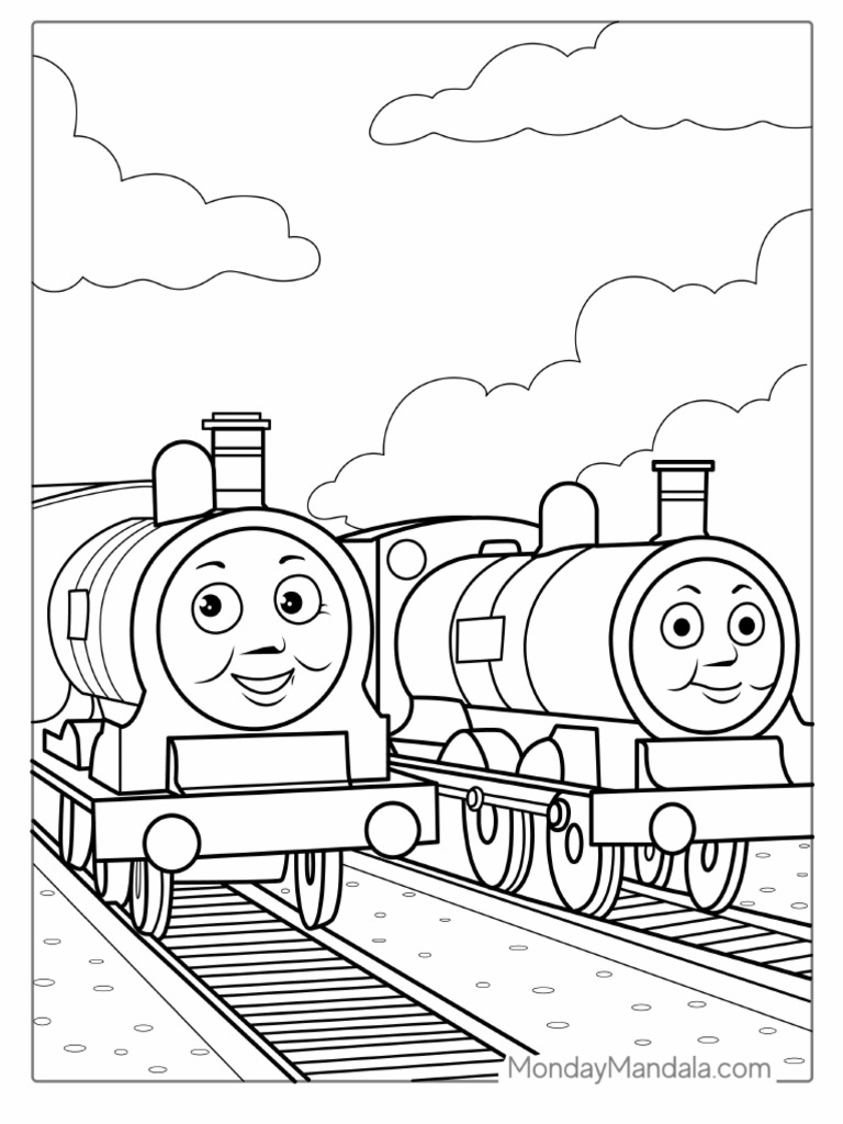 Donald and Douglas Coloring Sheet | PDF