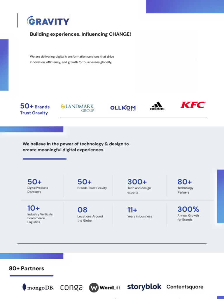 Gravity Corporate Deck - Sep 2024 | PDF | Cloud Computing | Analytics
