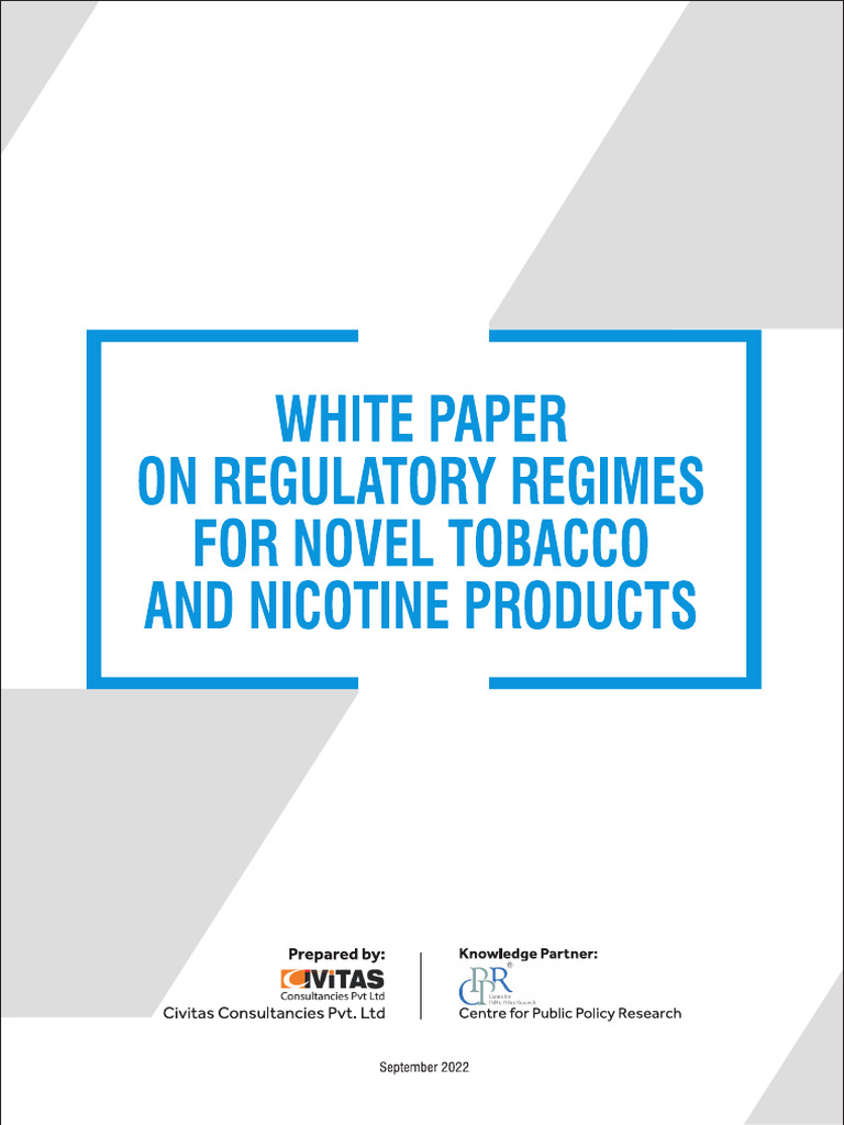 CPPR White-Paper Tobacco-Nicotine | PDF