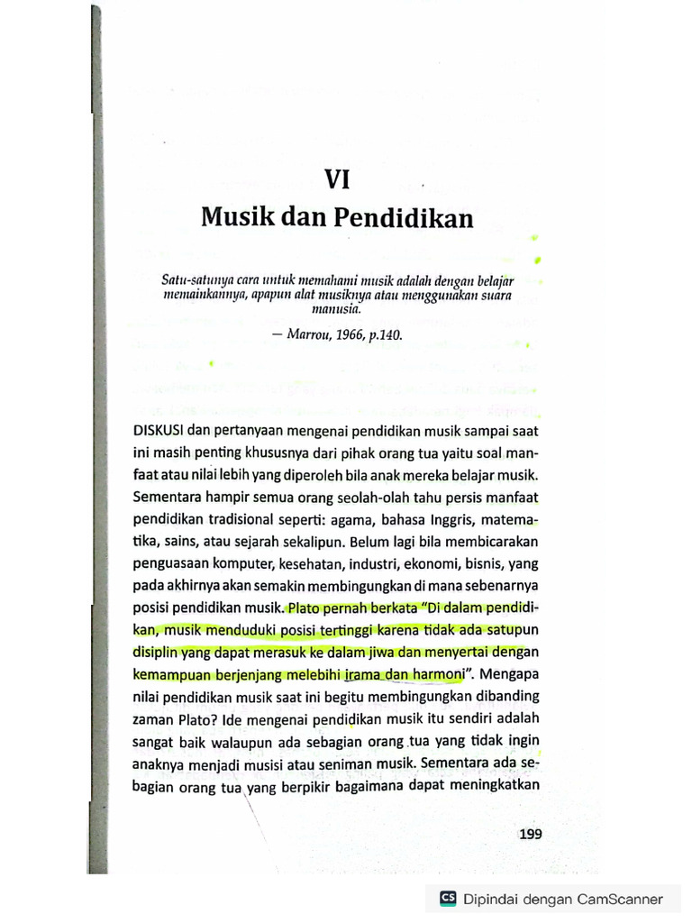 Musik Dan Pendidikan | PDF