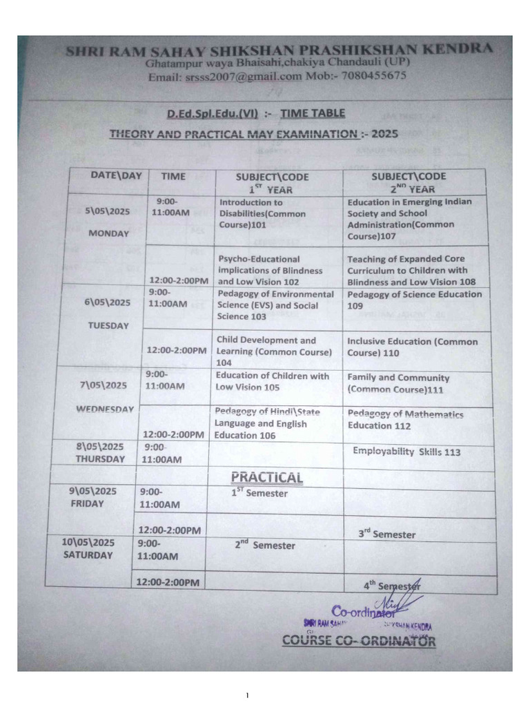 Internal Examination 2025 | PDF