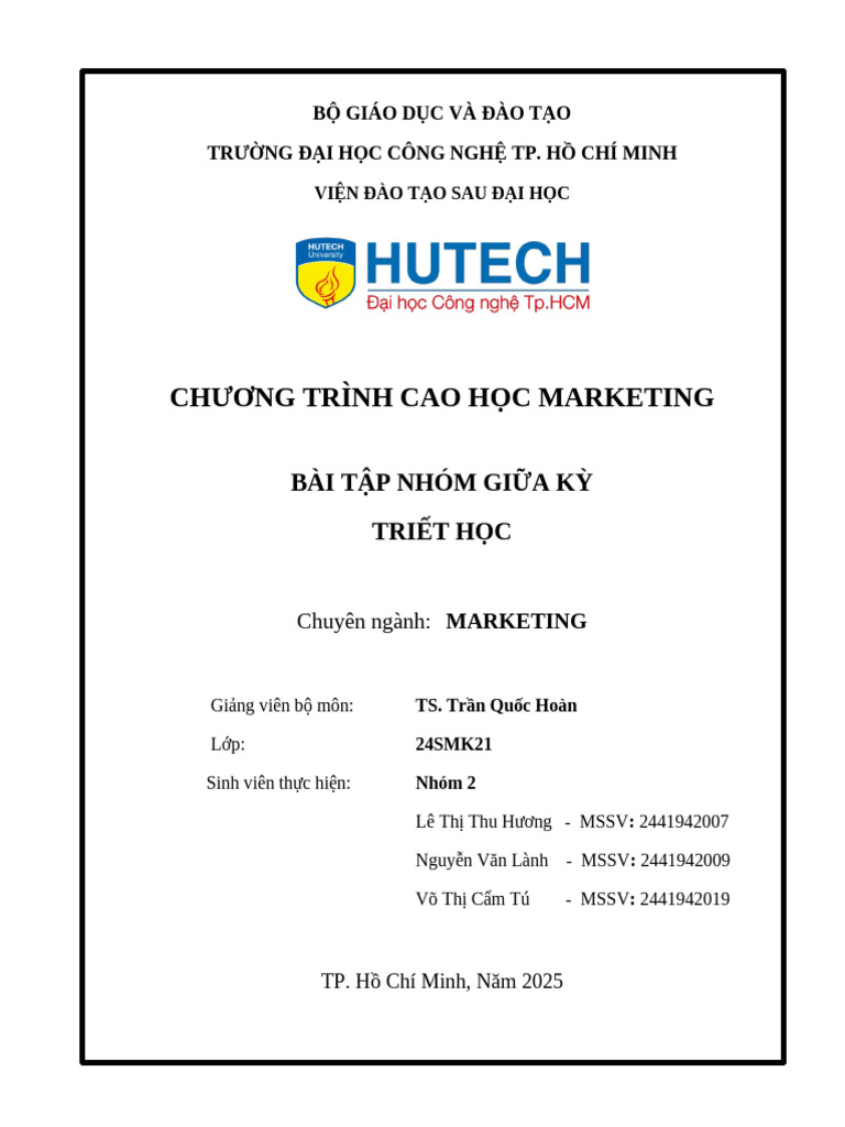 Triethoc Nhom2 | PDF