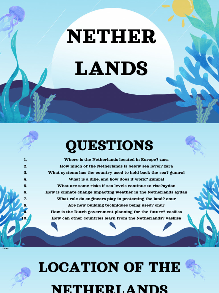 Netherlands: Climate, Sea Level, and Solutions | PDF | Levee | Flood