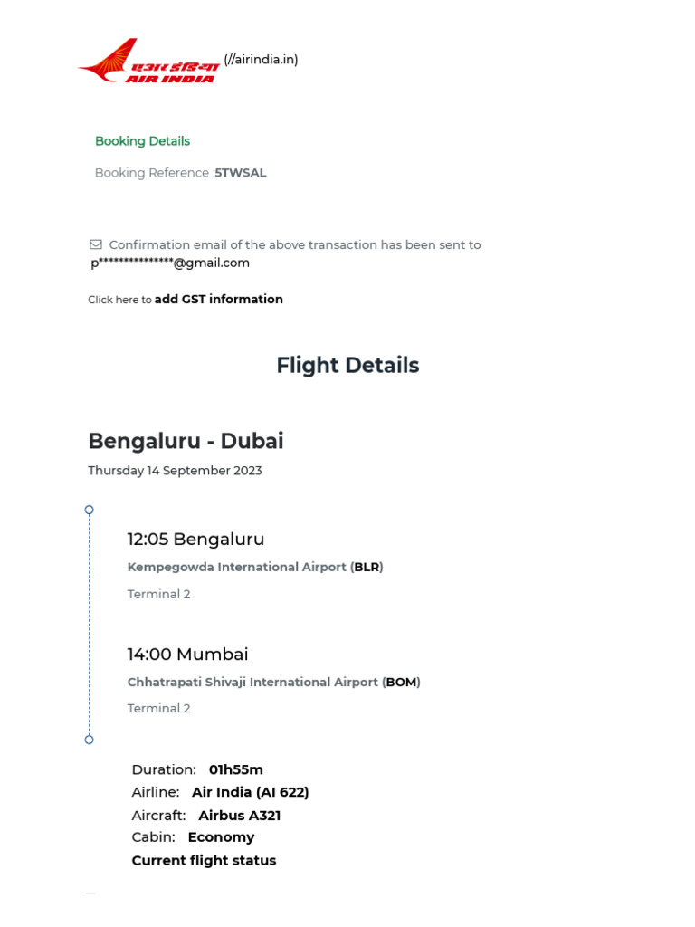 Nihaar (Blr-Dxb) | PDF