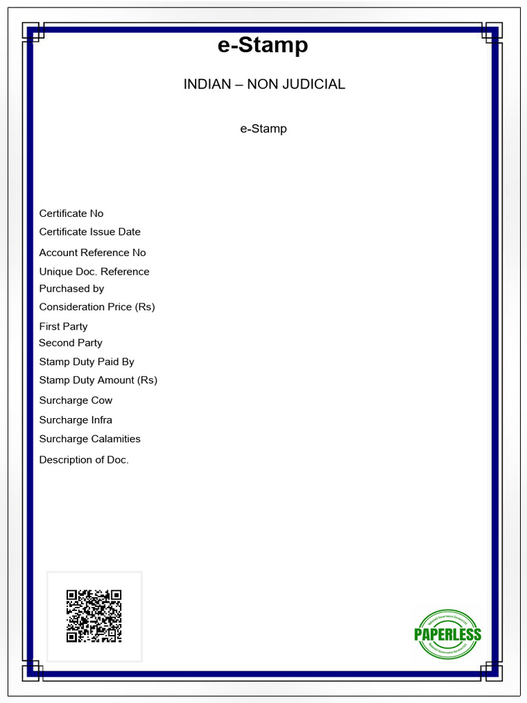 E-Stamp: Government of Rajasthan | PDF | Interest | Loans