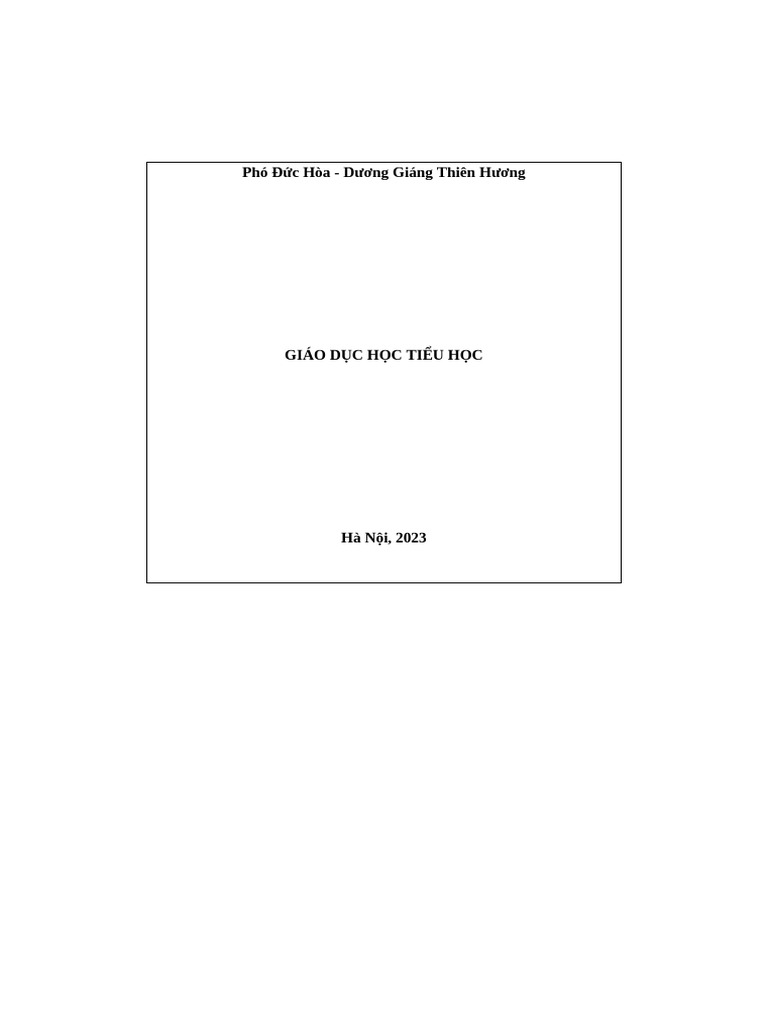 GDH tiểu học_10.2023 (1) | PDF