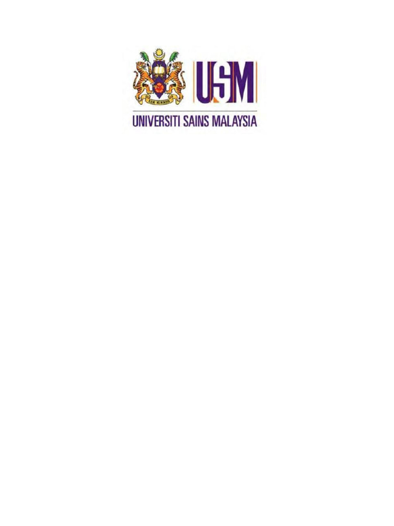 UNIVERSITI SAINS MALAYSIA (USM) Postgraduate Research Registration ...