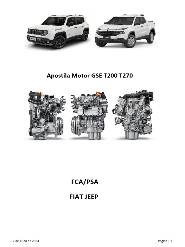 Motor GSE T200: Características e Aplicações | PDF | Motores ...