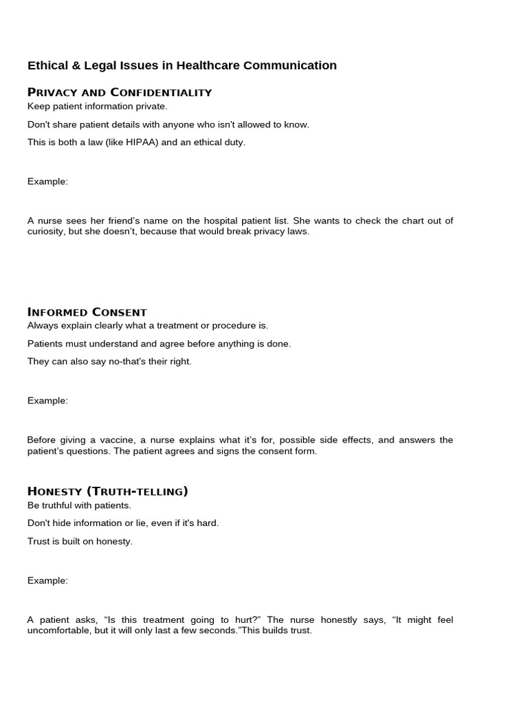 Ethical and Legal Issues Communication WRT by UMdocx | PDF