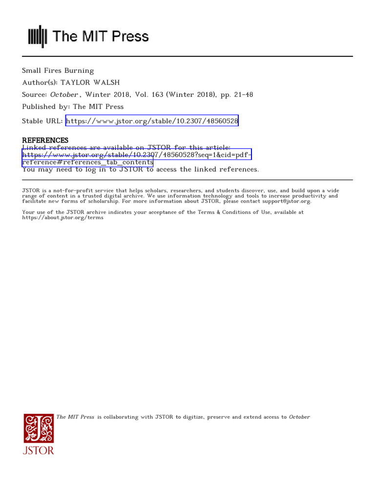 Taylor Walsh - Small Fires Burning. Bruce Nauman and the Activation of ...