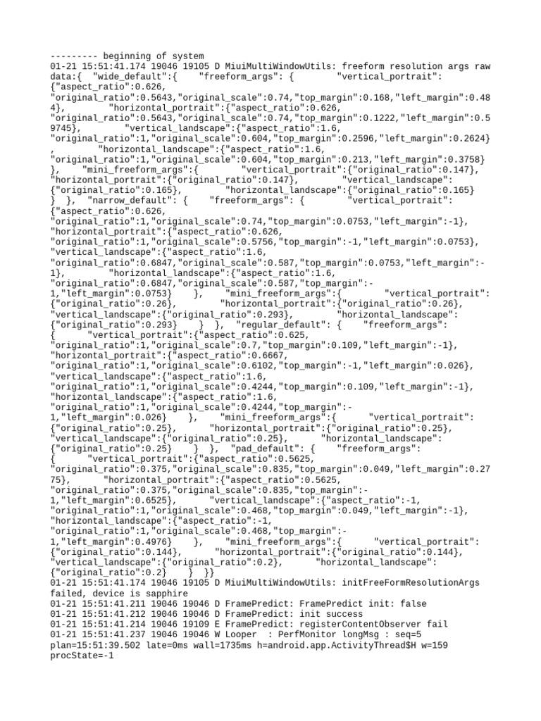 Log Cat 1737445920596 | PDF | Computing | Software