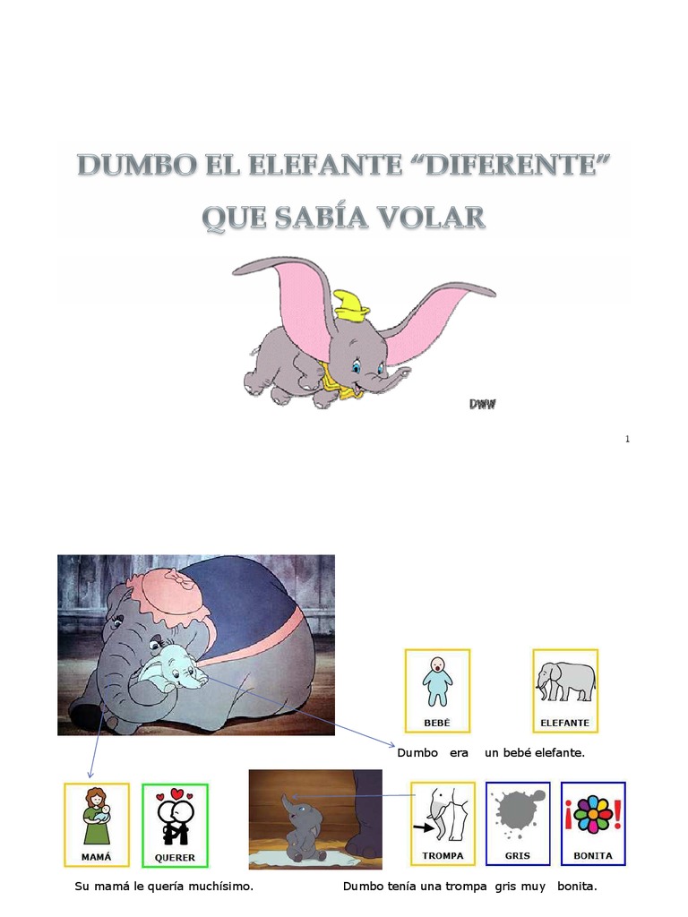 Cuento Dumbo Con Pictos | PDF