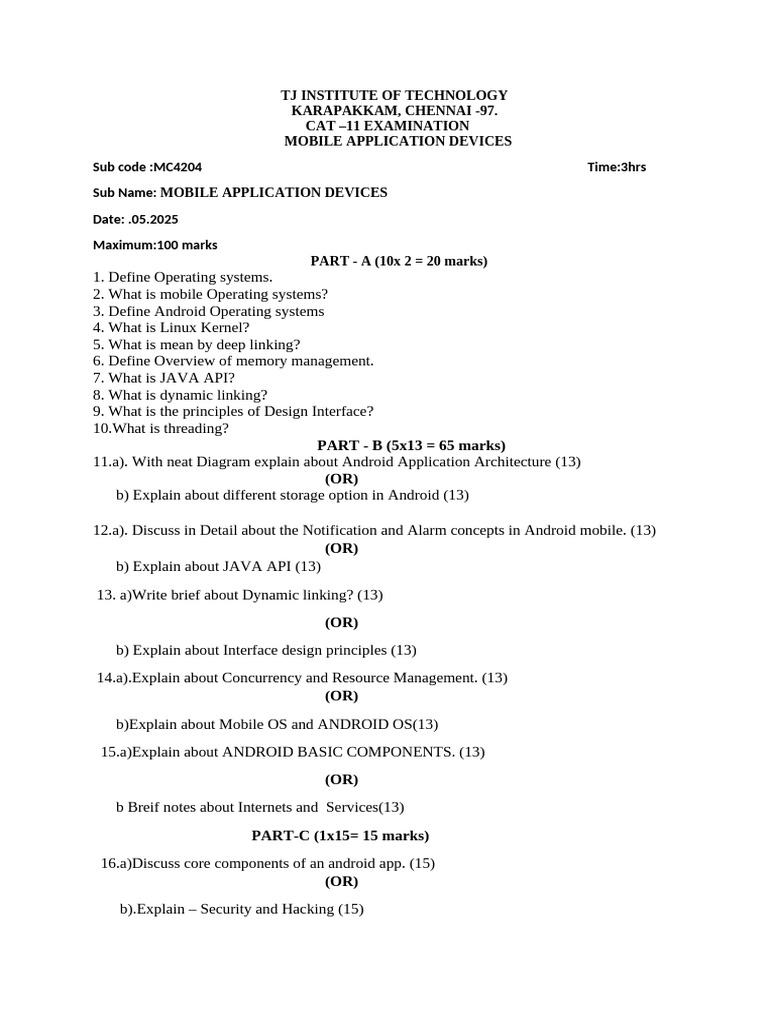 Mad Cat2 Updated QP | PDF