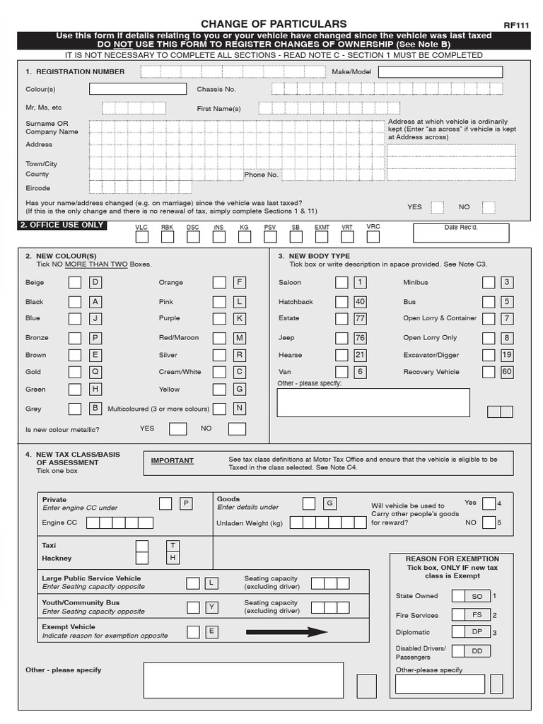 RF111 | PDF | Land Vehicles | Vehicles