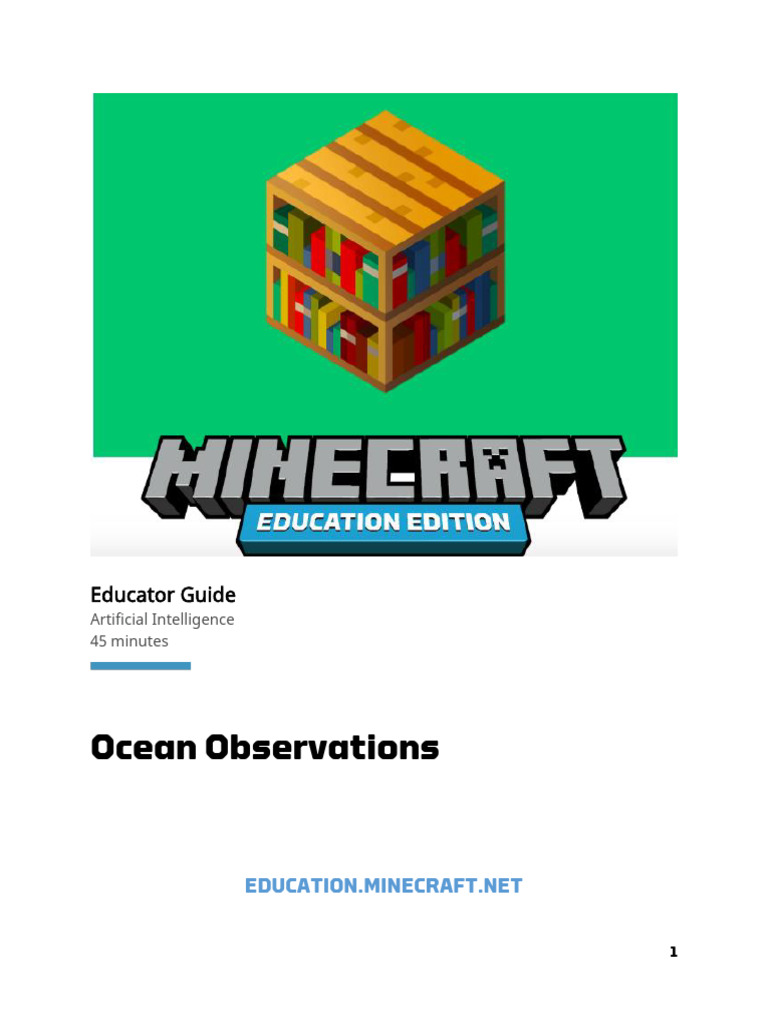 Artificial Intelligence-4 - Ocean Observations - EDU Guide | PDF ...