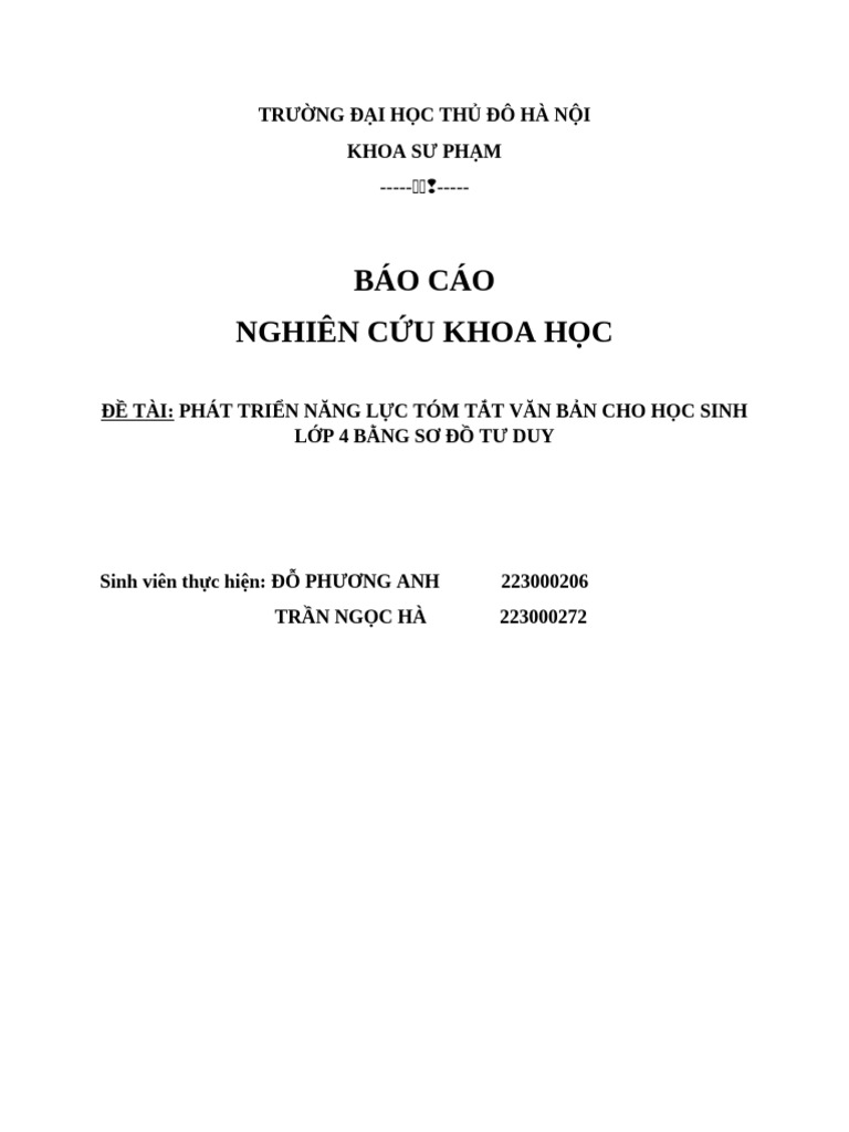 NCKH | PDF
