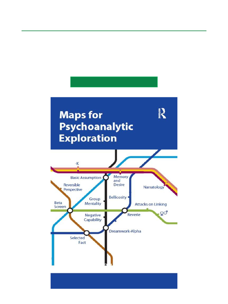 Maps For Psychoanalytic Exploration, 1st Edition Multiformat Download ...