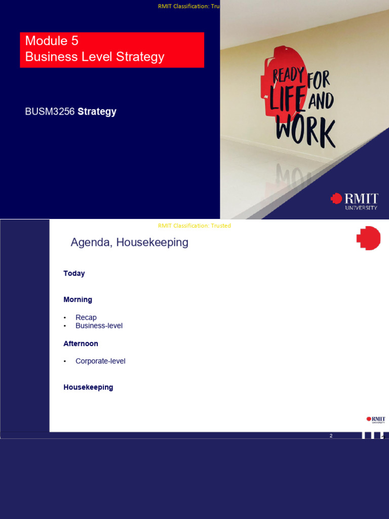 BUSM3256 Strategy 5 Bus Strat | PDF | Competitive Advantage | Economies