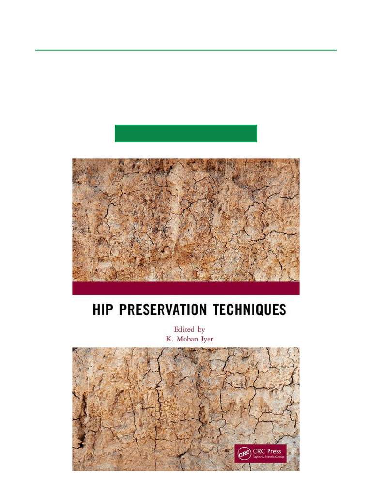 Hip Preservation Techniques Overview | PDF | Copyright | Orthopedic Surgery
