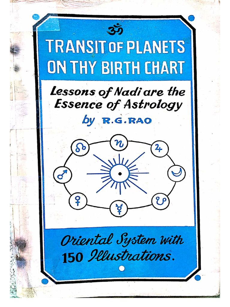 R G Rao Transit of Planets on Thy Birthchart | PDF
