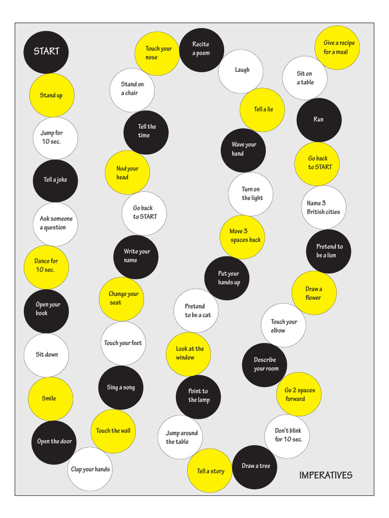 Board Game Imperatives A4 | PDF