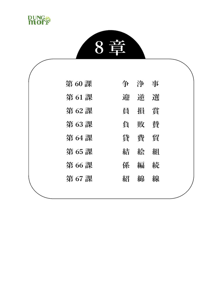 Kanji N3 - B8 | PDF