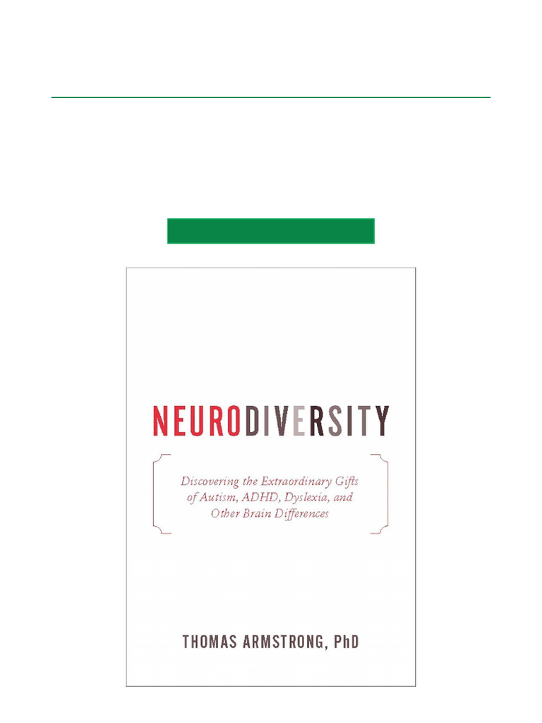 Neurodiversity Discovering The Extraordinary Gifts of Autism, ADHD ...