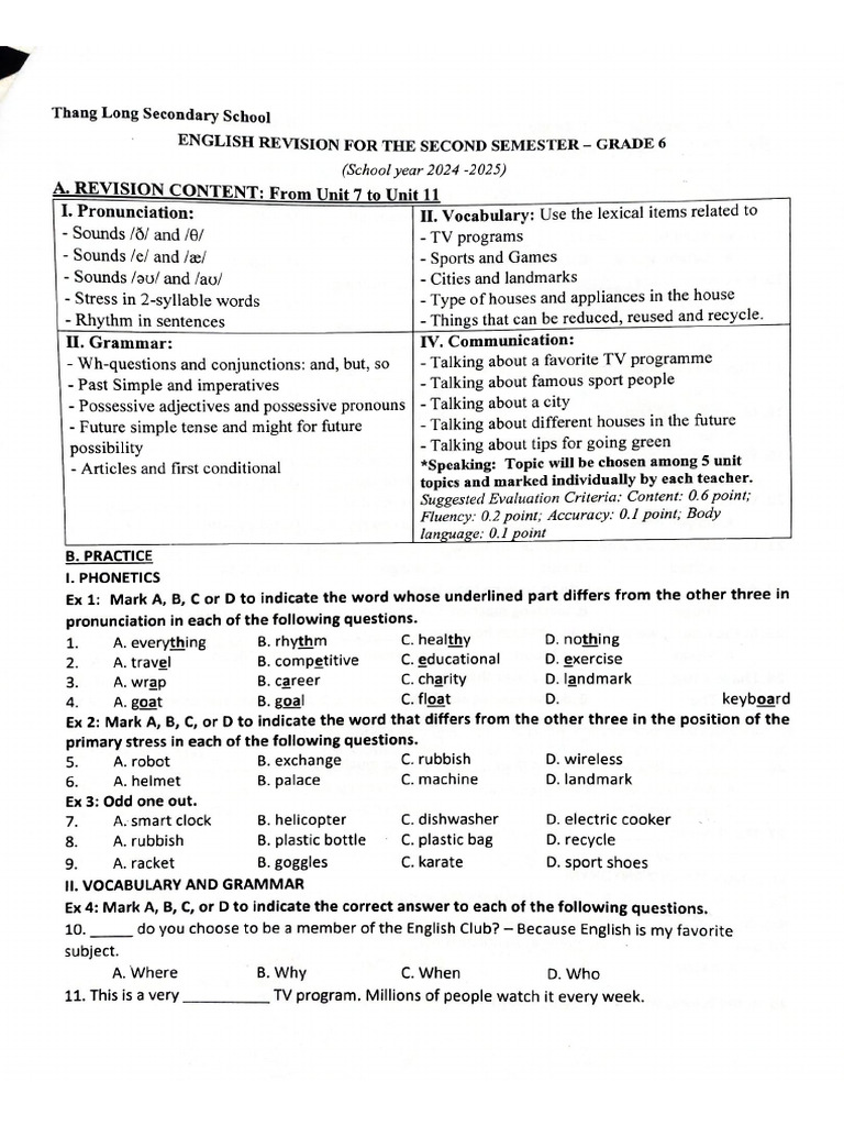 ĐC G6 Thăng Long | PDF