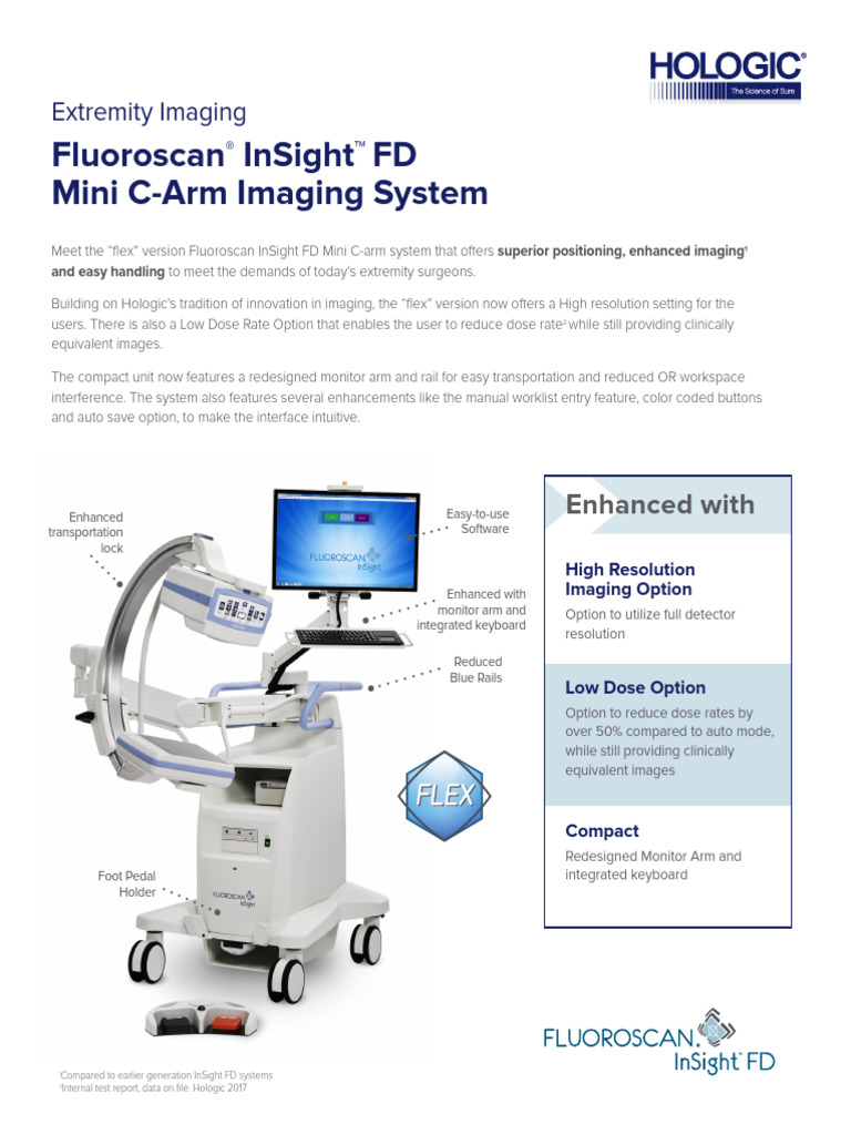 Hologic Flouroscan Insight FD Datasheet | PDF | Frame Rate | Computer Monitor