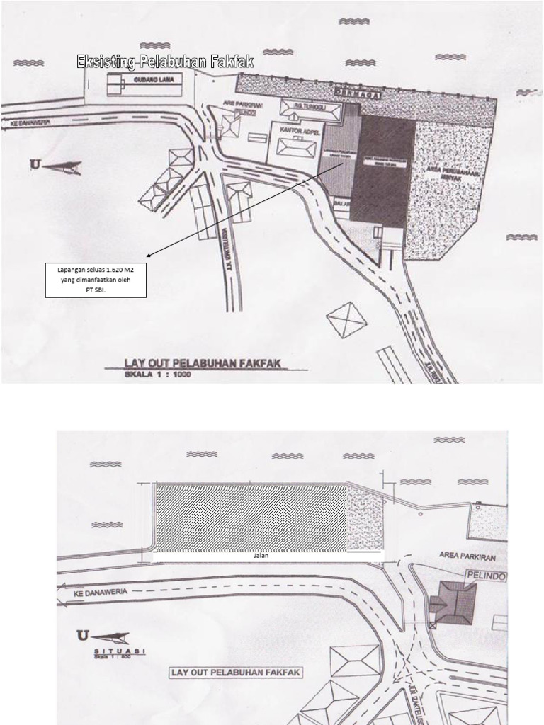 Layout 2018 Pelabuhan Fakfak | PDF