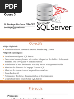 Cours Complet SQL Server et T-SQL | PDF | Méthodes et références pédagogiques