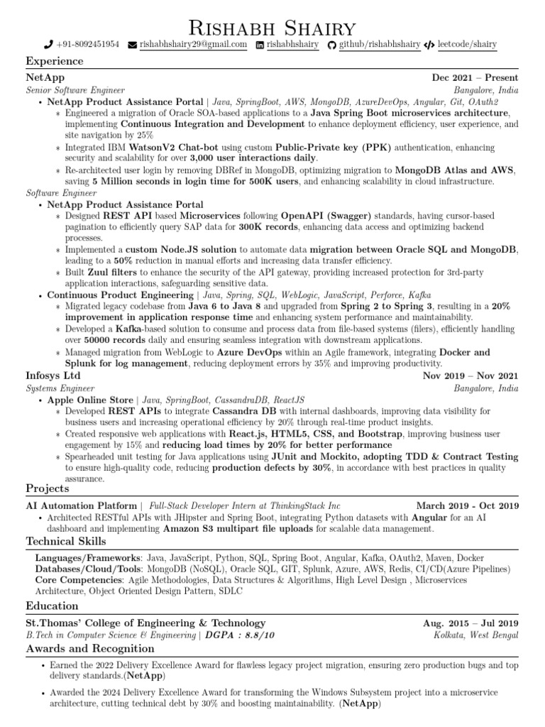 Naukri_RishabhShairy[5y_2m] | PDF | Cloud Computing | Java (Programming Language)