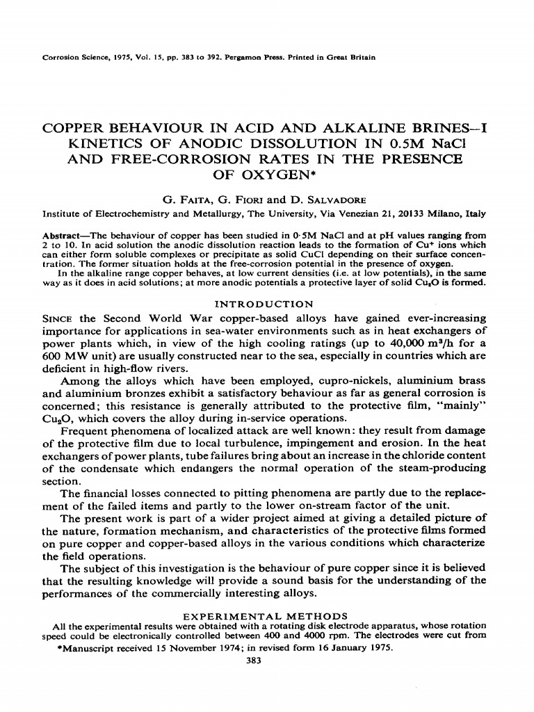 1 s2.0 0010938X75900050 Main | PDF | Corrosion | Ph